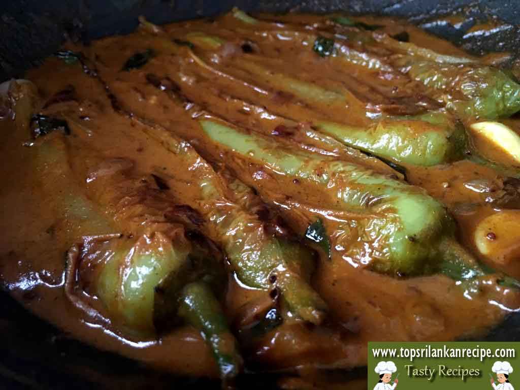 Spicy Banana Pepper Curry Recipe | Kari Milagai Puli Kuzhambu - Top Sri ...